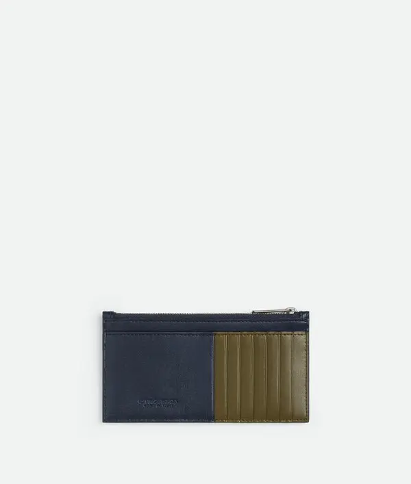 Bottega Veneta Slim Cassette Long Wallet - Space / Mud